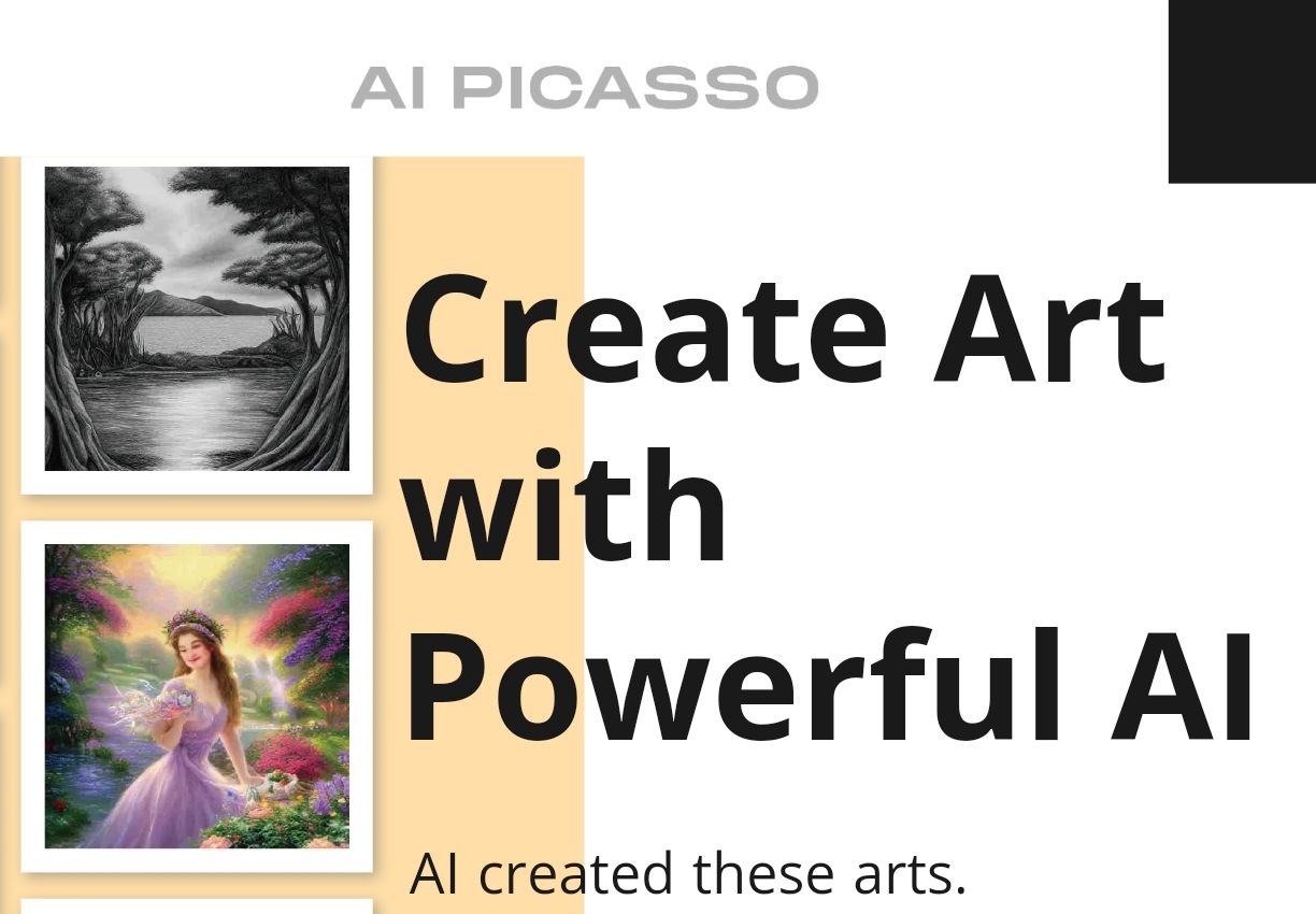 AI Picasso: gerador de imagens - Inteligência Artificial App (AI)
